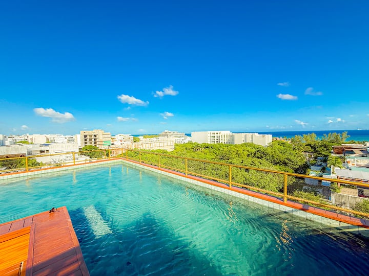 Lr 116 | Jungle View + 2 Br & 3 Beds + Rooftop&gym - Playa del Carmen