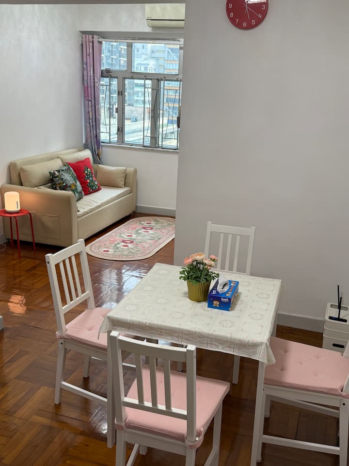 限時特價，先到先得！香港市中心~高铁站附近～旺角新45 ㎡大2房~旺角／旺角東双地鐵站2分钟即达公寓 - Hong Kong