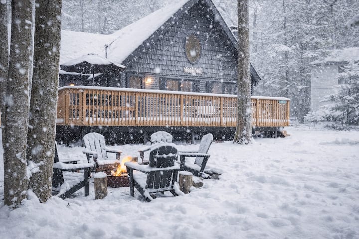 Authentic Cabin Vibe W/ 2 Fireplaces Close To Ski - Arrowhead Lake, PA