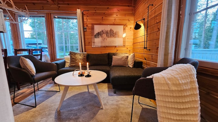Arctic Hideway Levi - Sauna, Fireplace, Terraces - Lapland