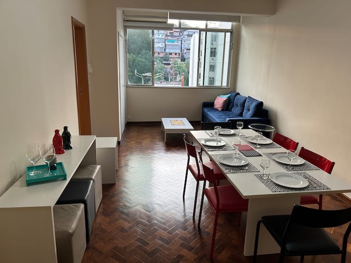 3 Quartos Amplo Pontos Turísticos Metrô Wifi 700mb - Rio de Janeiro