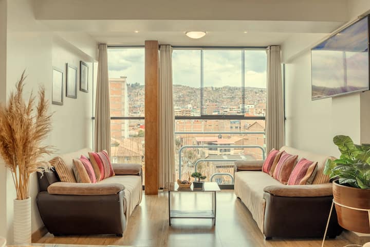 M° | Ttioqq Departamento Céntrico En Cusco 2 Baños - Peru