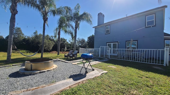 Fun Country Repose- Bbq•free Wifi•games•kitchen - Kelly Park, Apopka