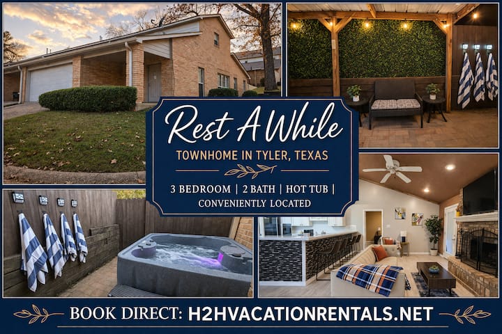 Hot Tub-rest Awhile Townhouse-centrally Located - Tyler, TX