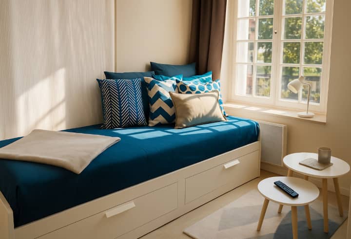 Studio Paisible – Proche Abbaye & Centre De Caen - ibis Styles Caen centre gare