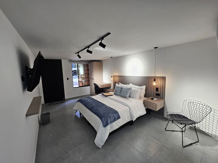 Naranjo Cozy Loft W/ac In Laureles - Medellín