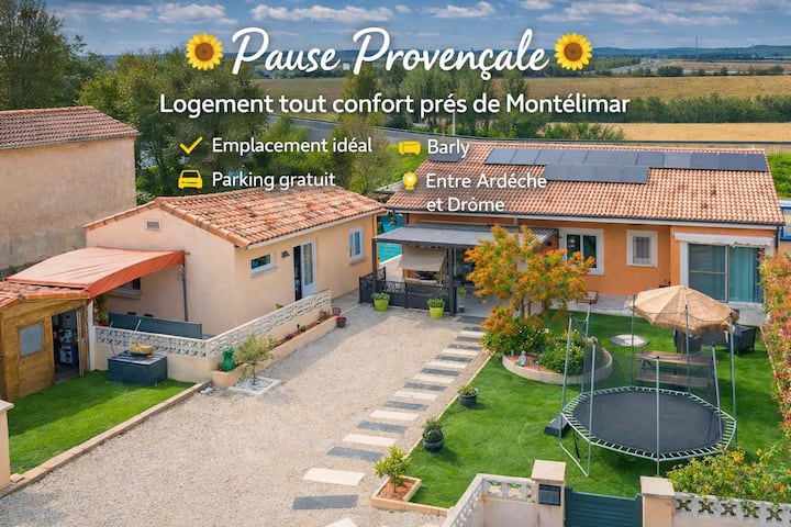 Loge Au Ptitbonheur Pause Provençale - Montélimar