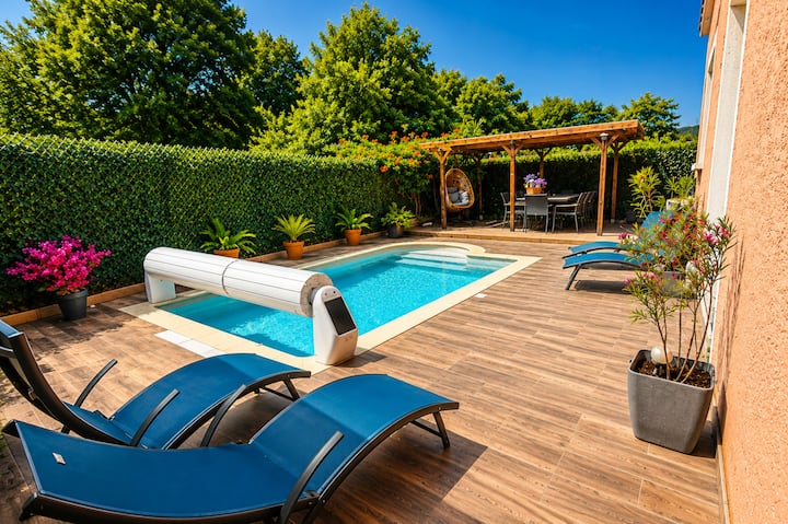 Pause Provençale Piscine & Terrasse 10 Pers - Montélimar