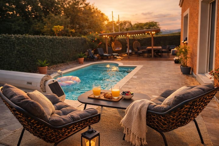 Pause Provençale Piscine & Terrasse 10 Pers - Drôme