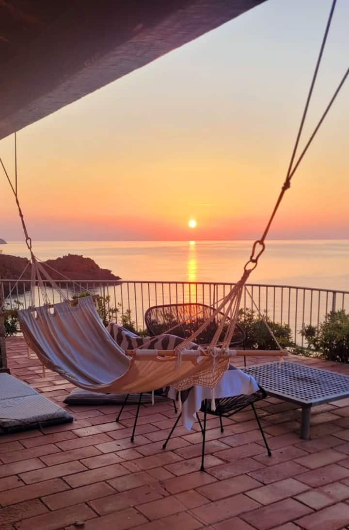 Belle Villa, Accès Direct à La Mer, Piscine Privée - Cap Estérel