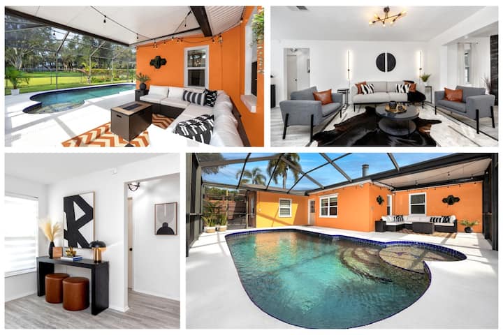 Gorgeous Home W/ Heated Pool. Short Drive To Beach - Clearwater, FL