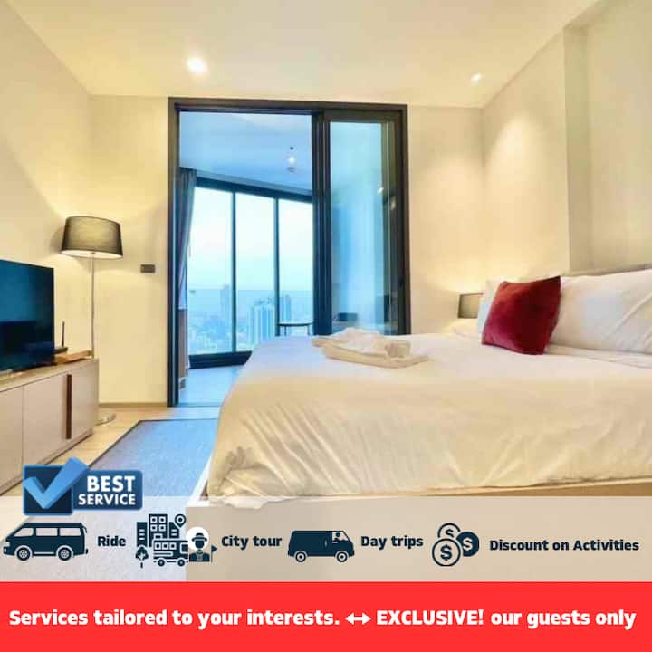 Edge Floor 26 Full 1br North Quiet Side - Pattaya City