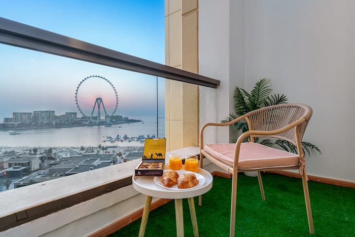 Dubai Eye & Sunset Views | Beach Access | Gym&pool - Dubaï Marina