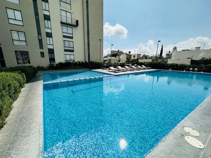 Estilo Y Confortable Departamento Con Alberca - Guadalajara
