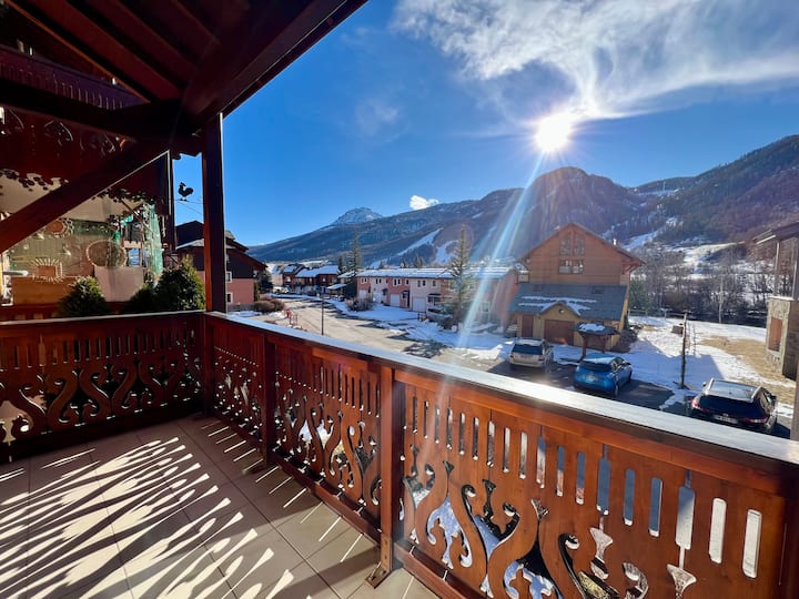 Duplex Montagne 6 Pers | Pistes à 400m, Parking - Serre Chevalier