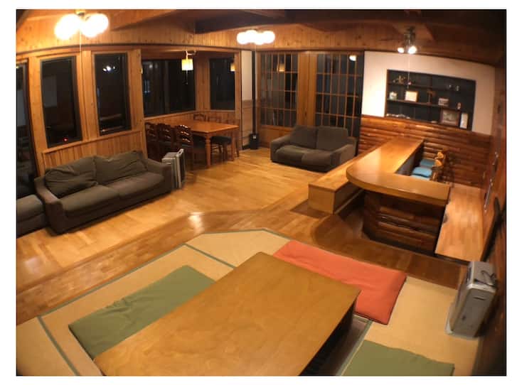 2日本風！シェアスペースとプライベートが充実！guestroom2 - Hakuba