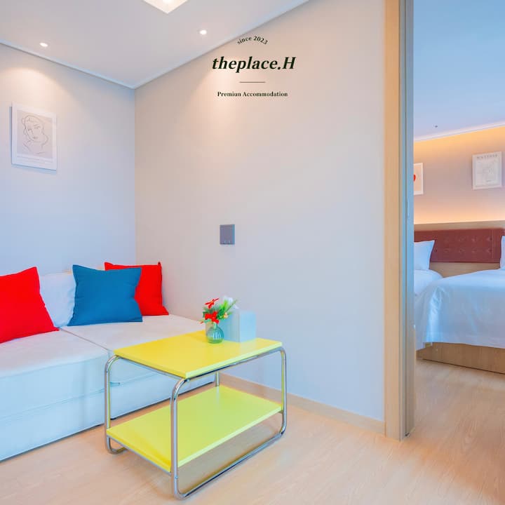 Theplace.h-17 > 2beds+소파베드 | 고층 시티&뷰포인트 | 최대5인 - Busán