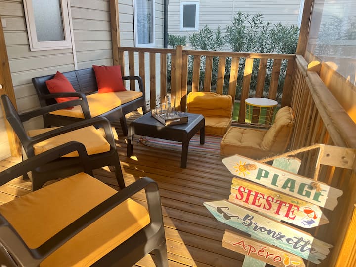 Mobilhome Standing 6 Couchages - Canet-en-Roussillon