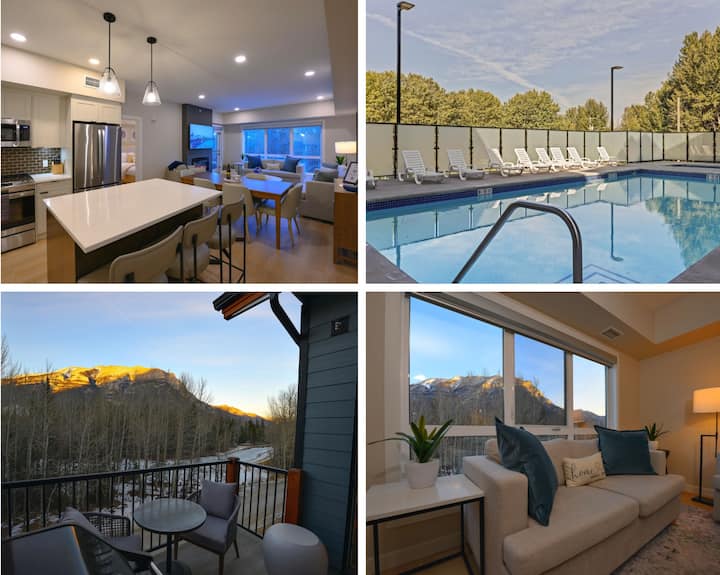 Creekside Top-floor With Pool, Hot Tub & Mtn Views - Canada