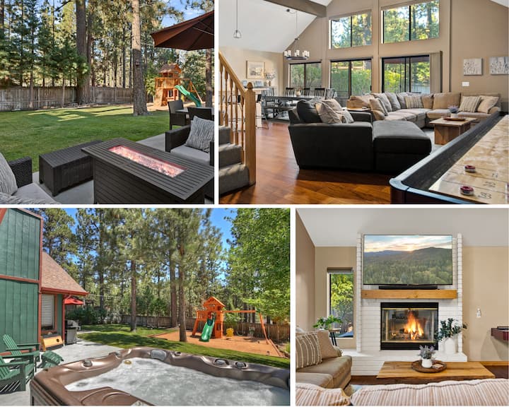 5br Big Bear Cabin• Hot Tub • Firepit • Central Ac - Big Bear Lake, CA