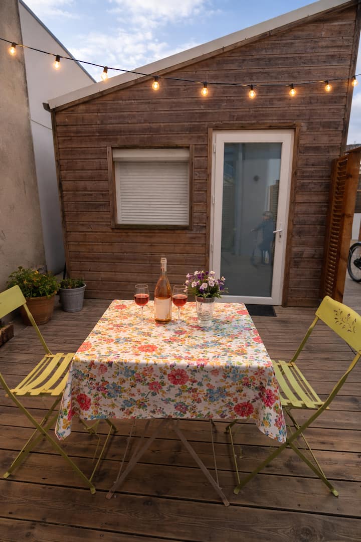 Petite Maison + Terrasse Proche Centre Bordeaux - Cenon
