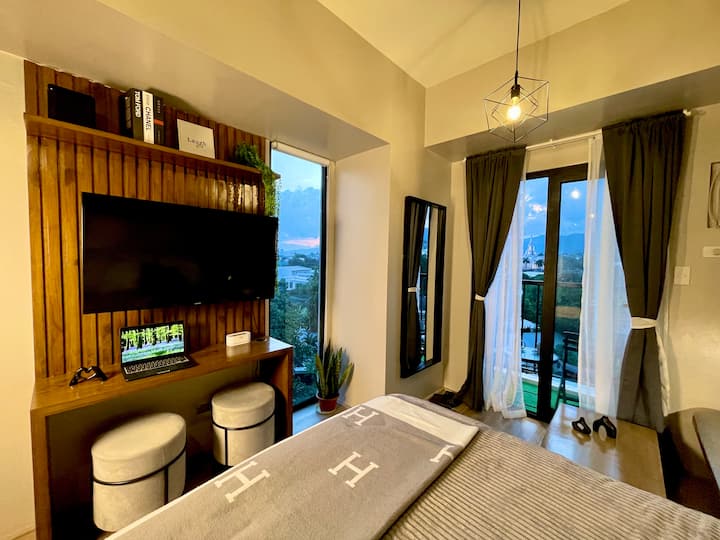 Premiumqueensizebed Balcony Mountainview In Itpark - Cebu