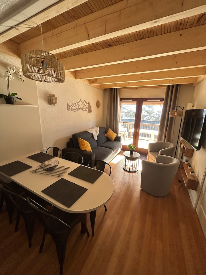 Appart. 8 Personnes Vue Montagne/piscine/parking - La Mongie