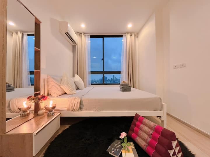 Stay Cozy & Central | 2br 2bath @ On Nut Sukhumvit - Bangkok