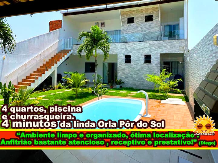 Casa Da Orla - Pool, Grill, Near Of The Beach - Aracaju