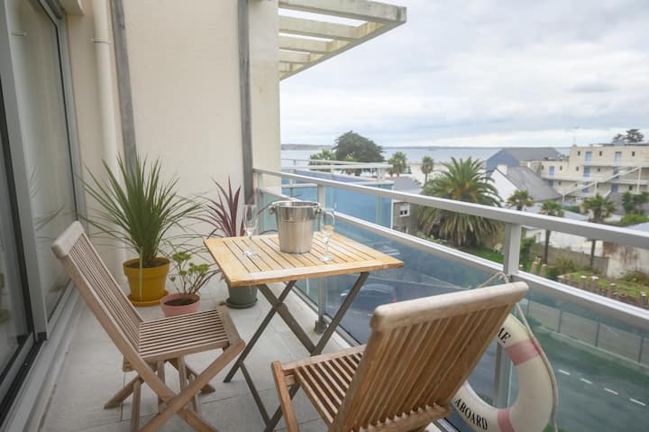 Le Trez' Appartement Vue Mer, Plage Et Gr34 à Pied - Plougonvelin