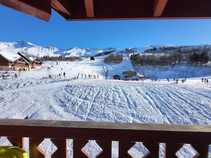 Appart 4 - 6 P  Avec Magnifique Vue Montagne - Saint-François-Longchamp