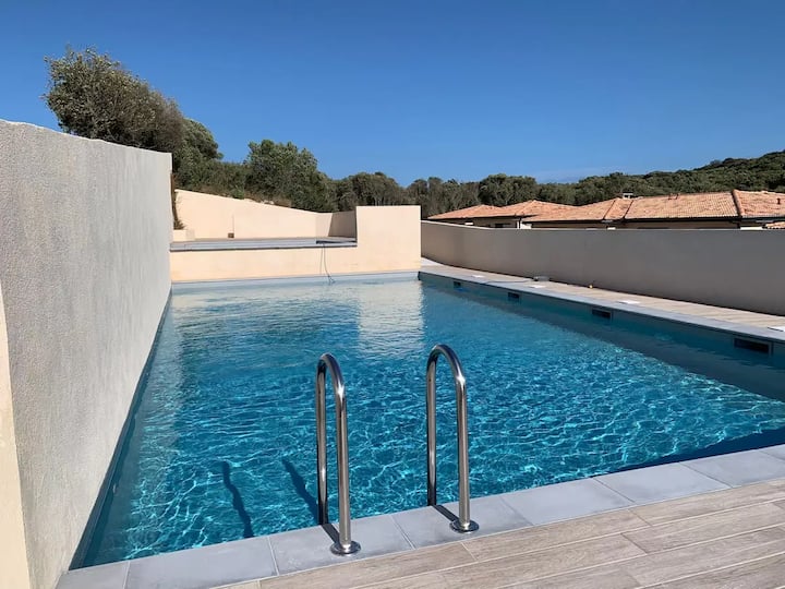 Appartement Lumineux Avec Piscine à Qques Min Port - Bonifacio