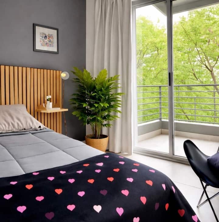 Depart Palermo Balcón Vista Verde Ingreso Autónomo - アルゼンチン