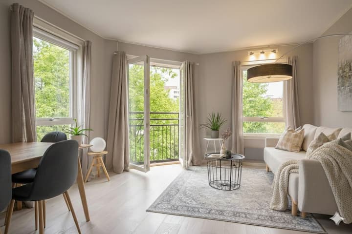 Central, Quiet, Modern 2(3) Br Apt - Oslo