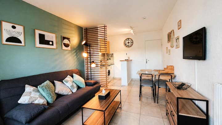 Appart Cosy Avec Piscine à Antibes, Proche Plages - Antibes