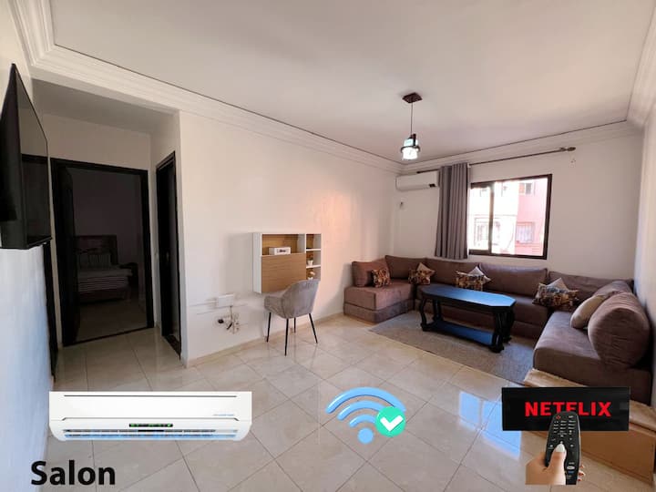 Immobilierkech :Cosy Appartement De 9 Mn Du Gueliz - Marrakesh