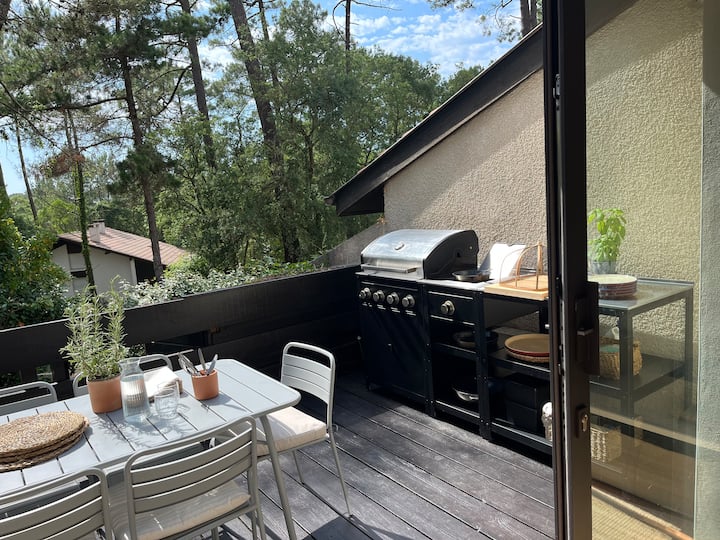 Villa Patio Sous Les Pins Et Plage à Pieds - Vieux-Boucau-les-Bains