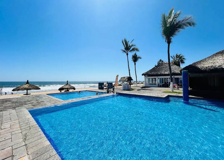 Dos Casas Juntas En La Playa Con Alberca Privada - Mazatlán