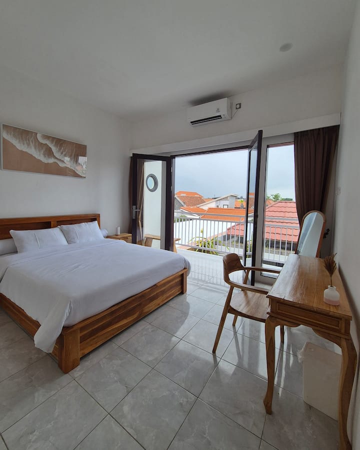 Peaceful Room With Pool & Mountain View - Canggu