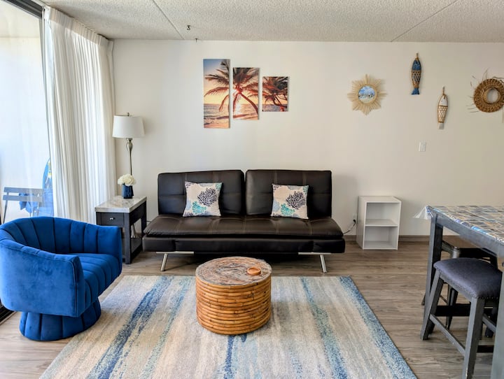 Part Ocean View, Beach Theme 23rd Fl, Free Parking - Honolulu