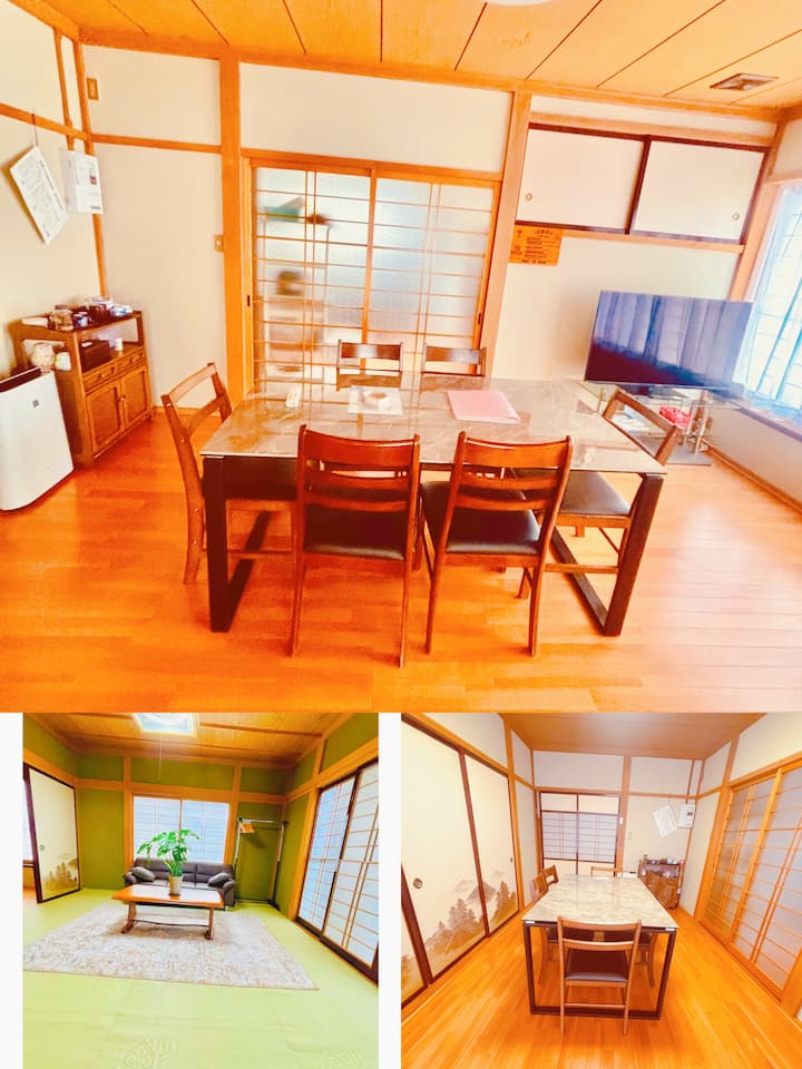 缘民宿/和風新改装，駅、スーパーにとても近い。無料駐車場2台あります。祝您在这里度过一个愉快的假期。 - Takayama