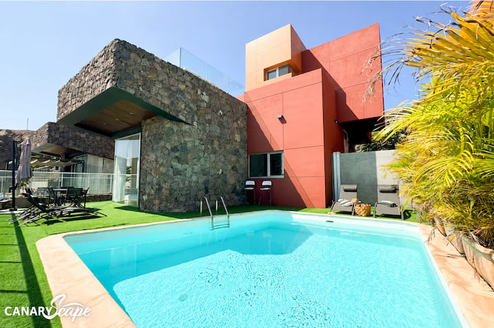 Design Villa Private Pool 3br Views Relax Salobre - Playa del Inglés