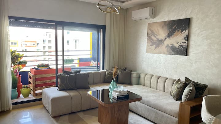 Majorelle Balcony | Tramway | Free Parking - Casablanca