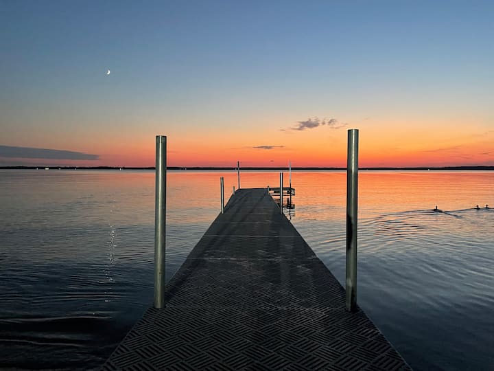 Lakefront Cabin: Dock, Firepit & Sunset Views - Bemidji, MN