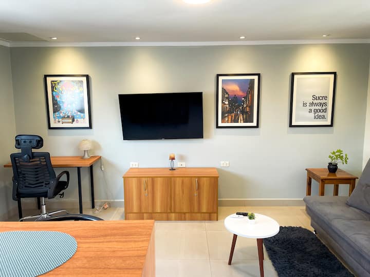 Luminoso Y Céntrico Apartamento Con Patio Privado - Sucre