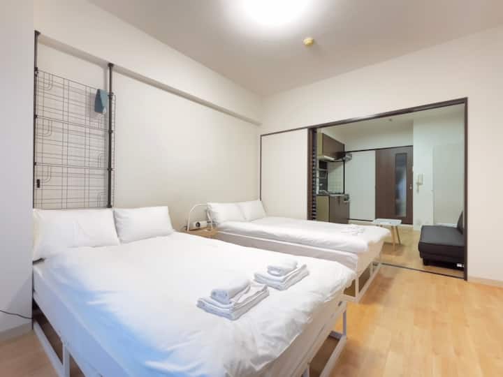 【4ppl/5f】7 Min To Nihonbashi Sta/48 Min To Kix/1dk - Osaka
