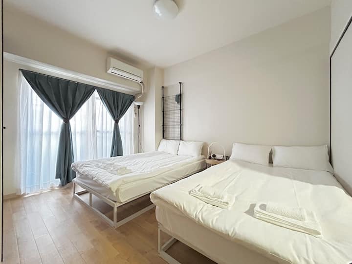 【4ppl/5f】7 Min To Nihonbashi Sta/48 Min To Kix/1dk - Osaka