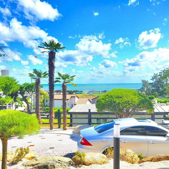 까사후동(상위1%,우수숙소)프라이빗독채에서 경주주상절리바다뷰,동해바다감성힐링숙소, 오방세 - 慶州市