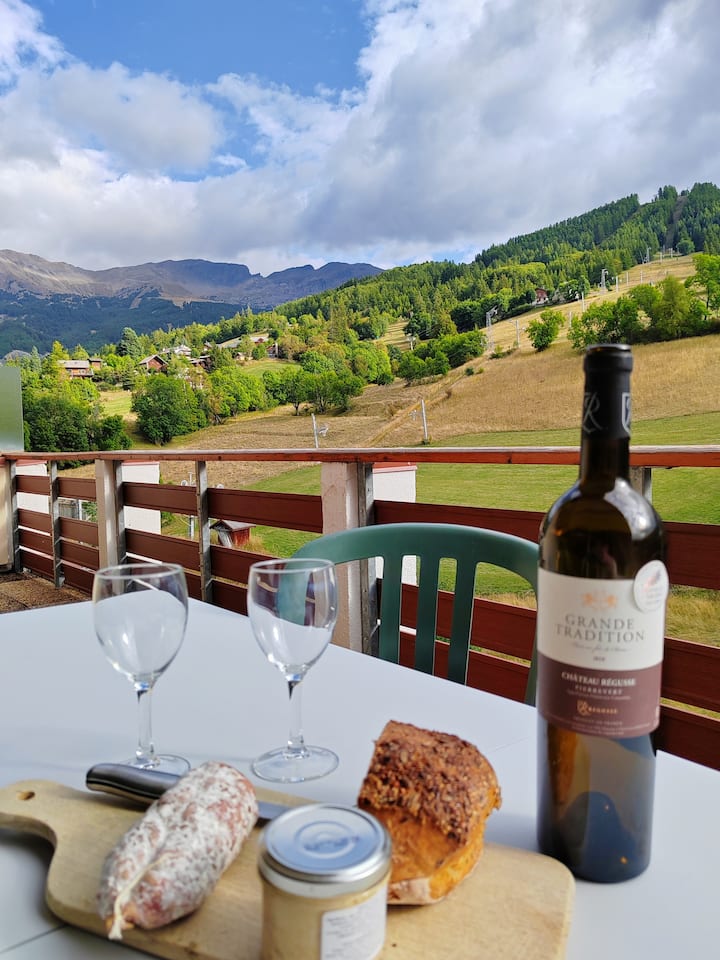 Le Bellevue Plein Sud - Toit Terrasse & Montagne - Sauze Super Sauze