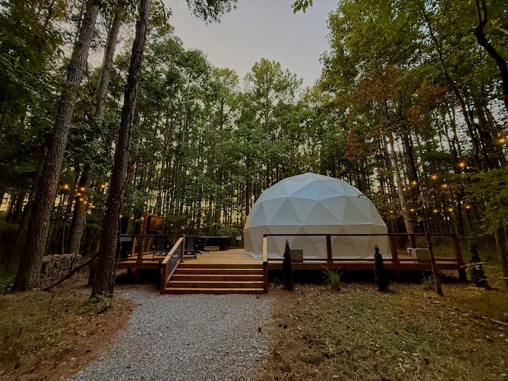 Modern Dome In Shawnee Forest With Hot Tub - Illinois